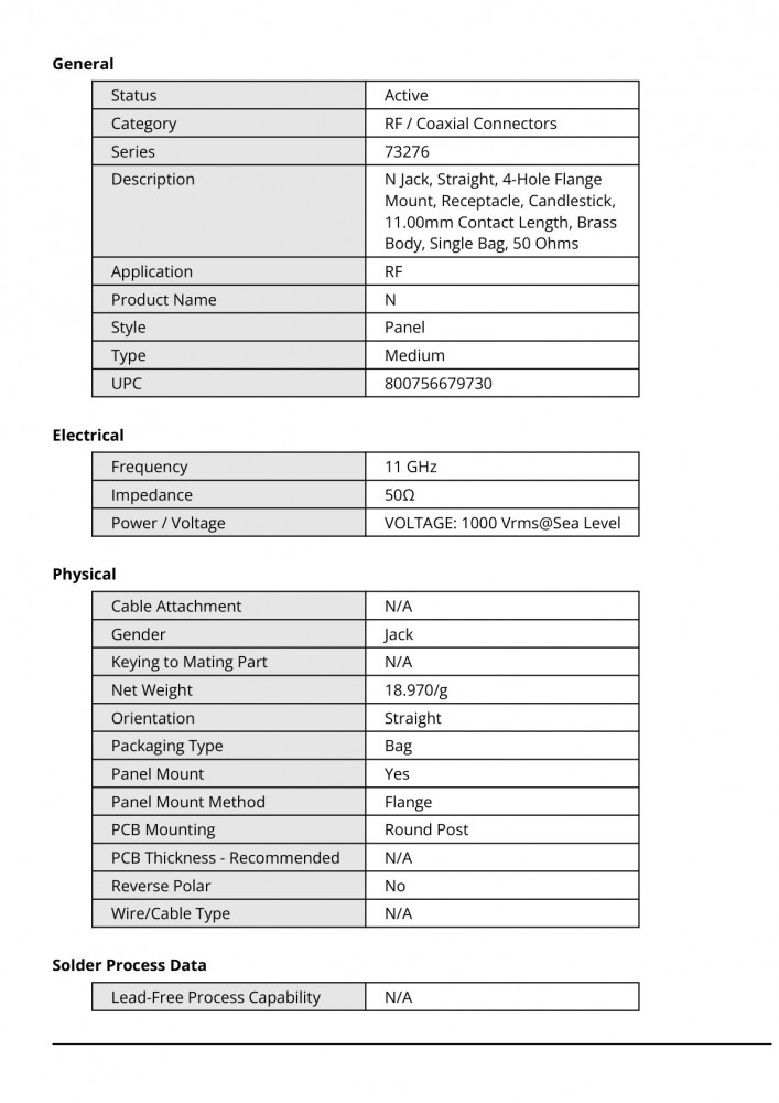 MOLEX 732761350 product document image, page 2