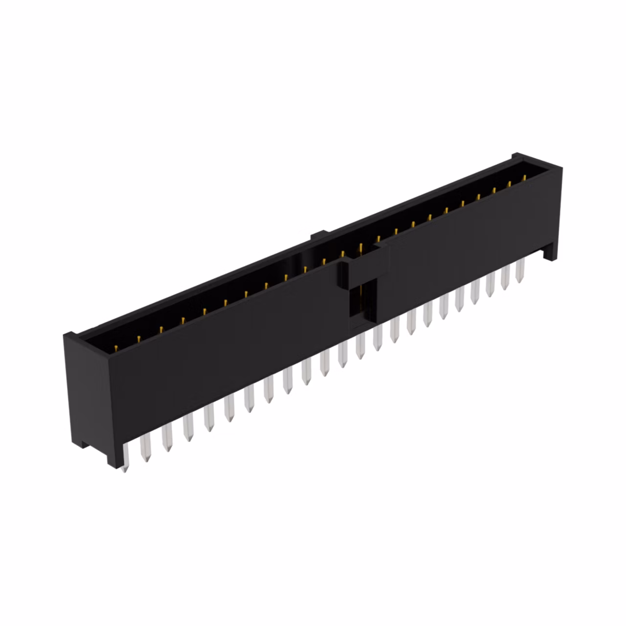 C-Grid III PCB Header, 2.54mm Pitch, Through Hole, Single Row, Vertical, Shrouded, 23 Circuits, 0.05µm Gold (Au) Flash Plating for sale