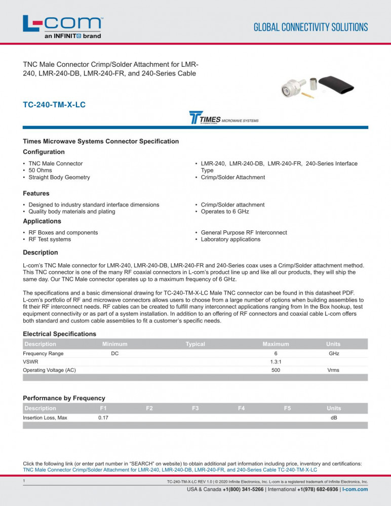 TC-240-TM-X-LC technical document page 1