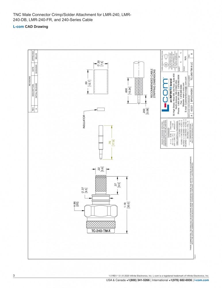 TC-240-TM-X-LC dimensional drawing page
