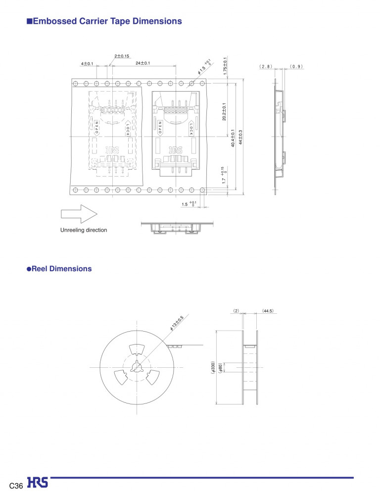 HRS ID1A series datasheet page 5
