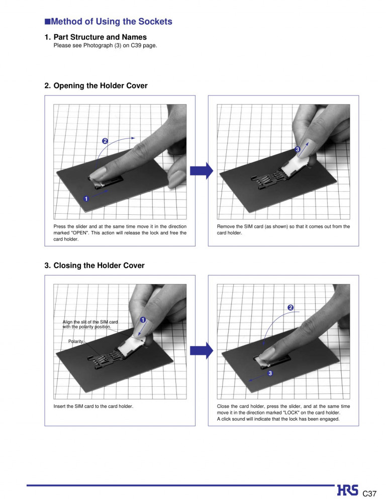 HRS ID1A series datasheet page 6