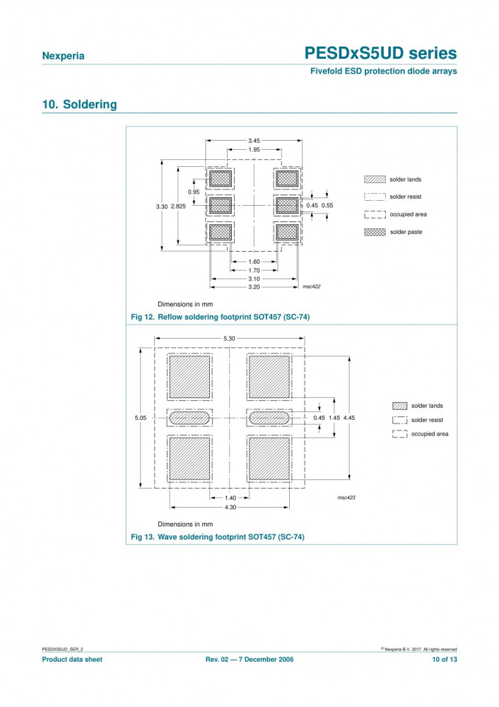 PESD5V0S5UD datasheet page 10