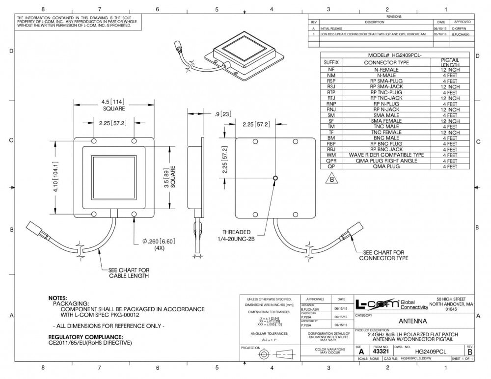 HG2409PCL-RSP technical document preview