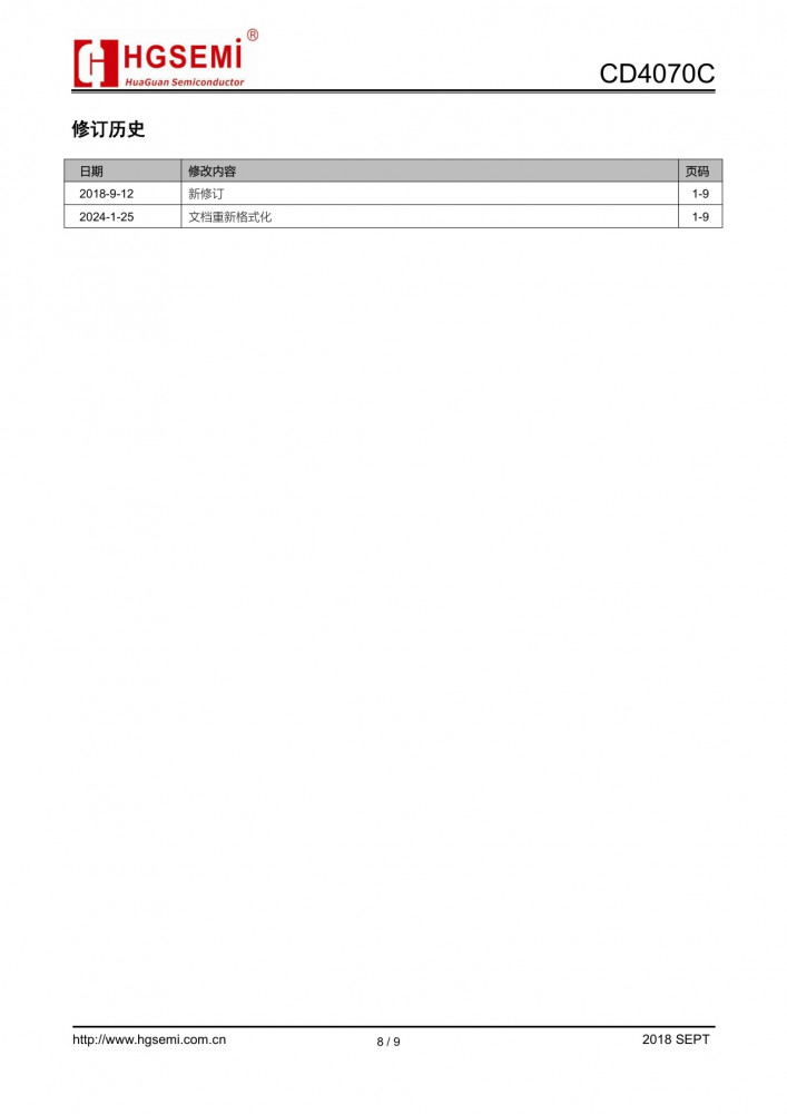 CD4070CN datasheet page 8