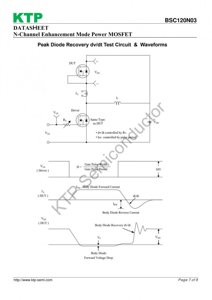 BSC120N03 datasheet page 7