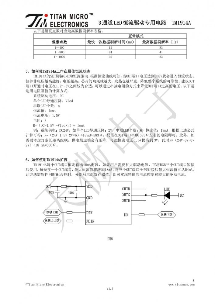 TM1914A datasheet page 8