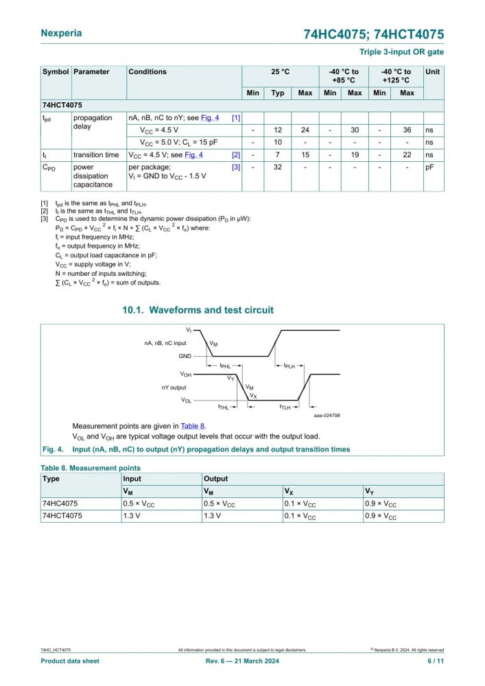 74HC4075D,653 datasheet page 6