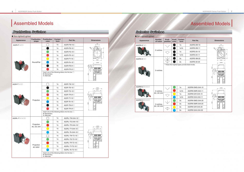 OMRON A22R documentation page 4