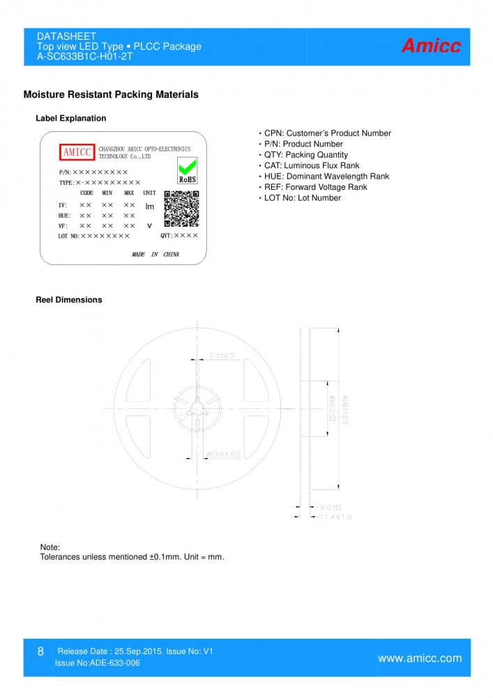 A-SC633B1C-H01-2T datasheet page 8