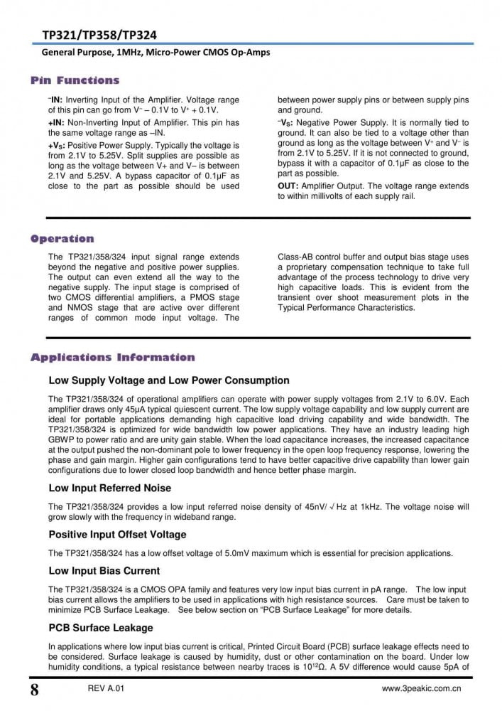 TP358-SR datasheet page 8
