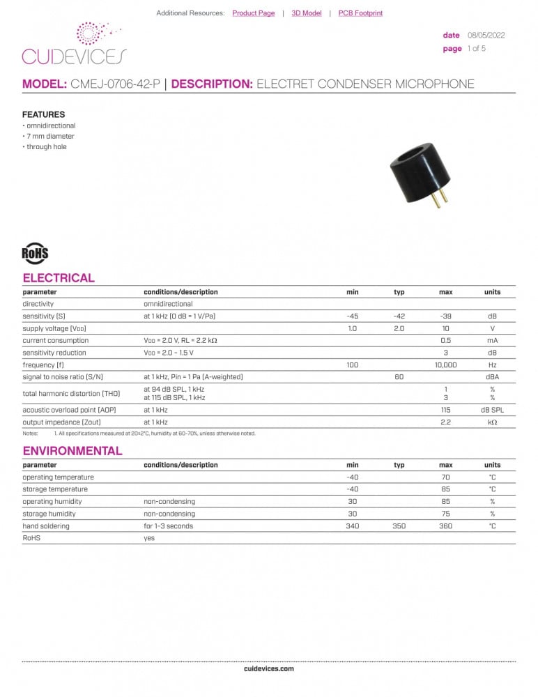 CMEJ-0706-42-P datasheet page 1