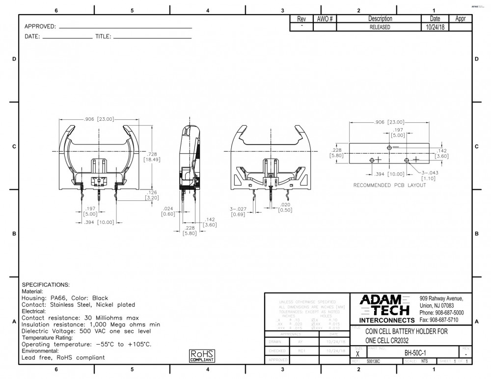 BH-50C-1 technical document preview