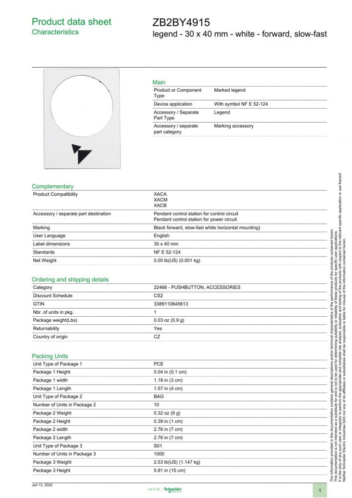 ZB2BY4915 technical document page 1