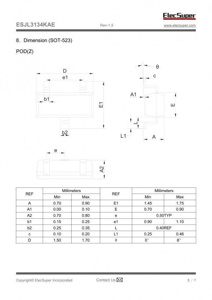 ESJL3134KAE datasheet page 5