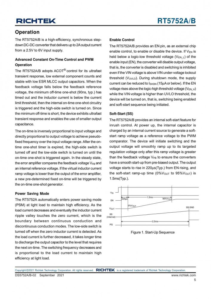 RT5752A datasheet page 5