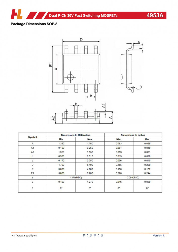 HL 4953A datasheet page 5