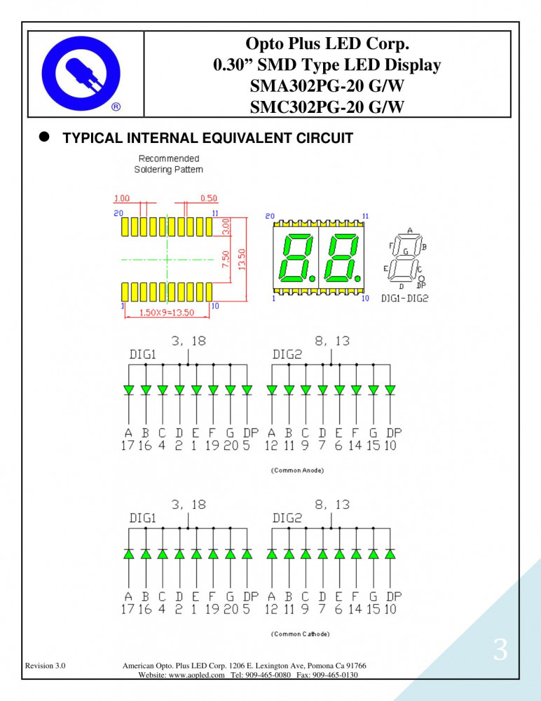 SMC302PG-20 datasheet page 3