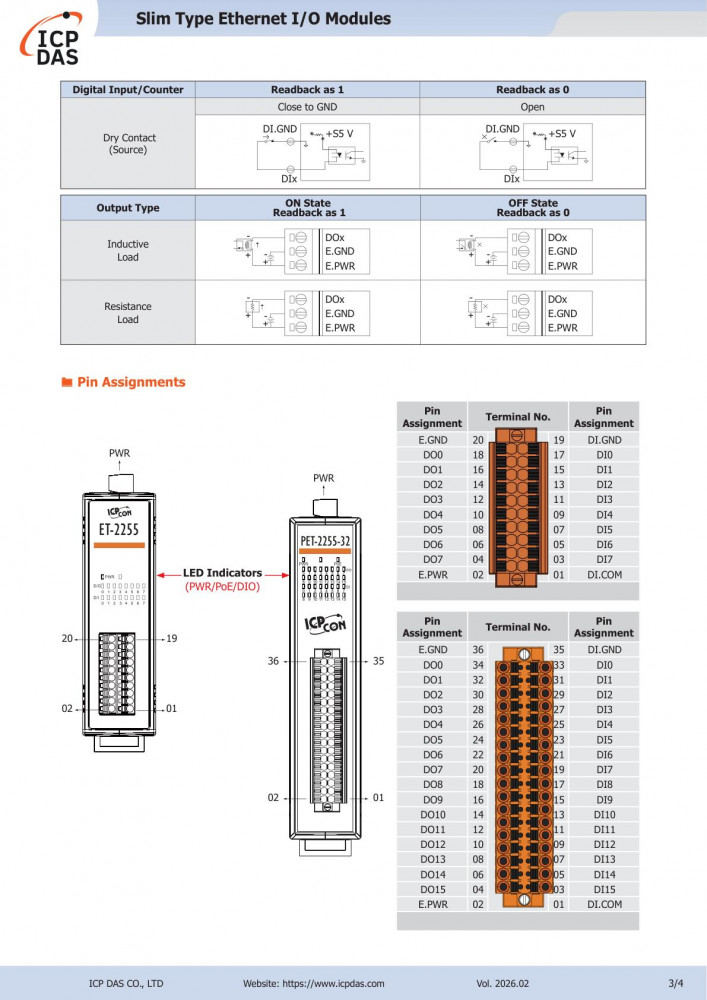ET-2255 technical document page 3