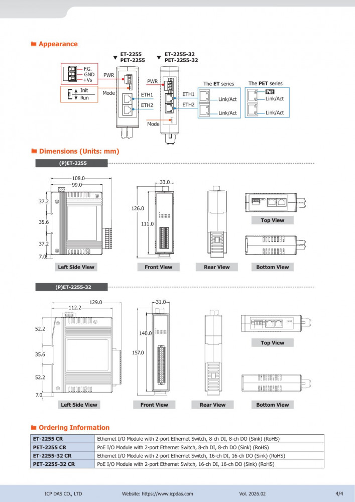 ET-2255 technical document page 4
