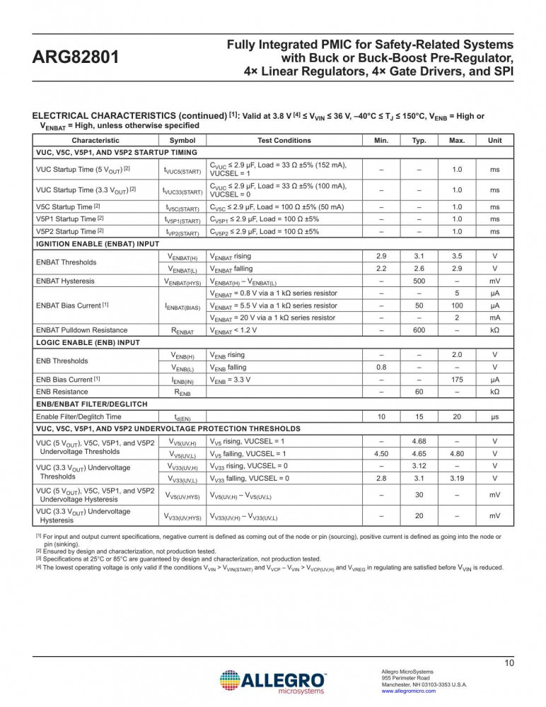 ARG82801 datasheet page 10