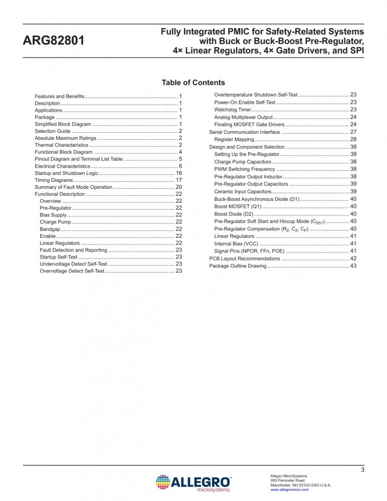 ARG82801 datasheet page 3