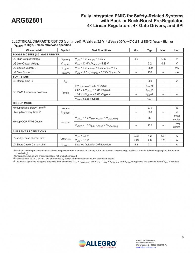 ARG82801 datasheet page 8