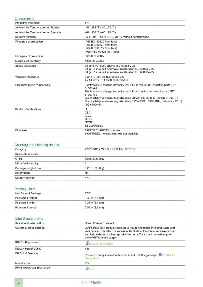 ZB4RTA5 technical document page 2
