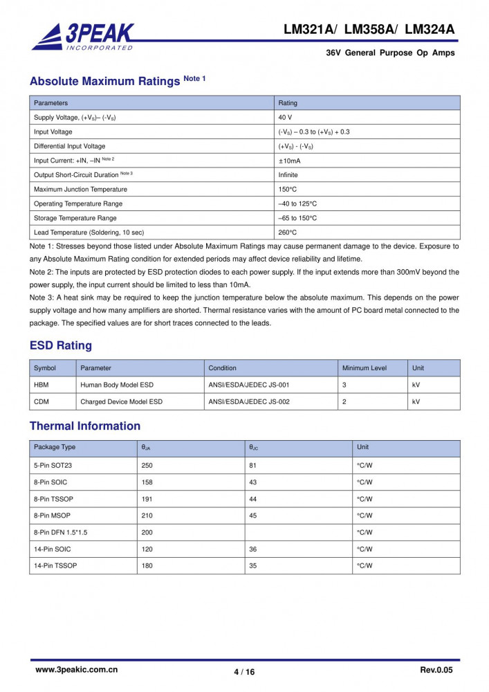 LM321A-TR datasheet page 4