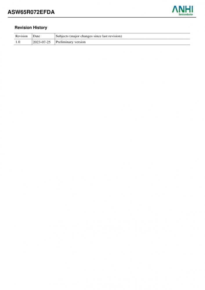ASW65R072EFDA datasheet page 10