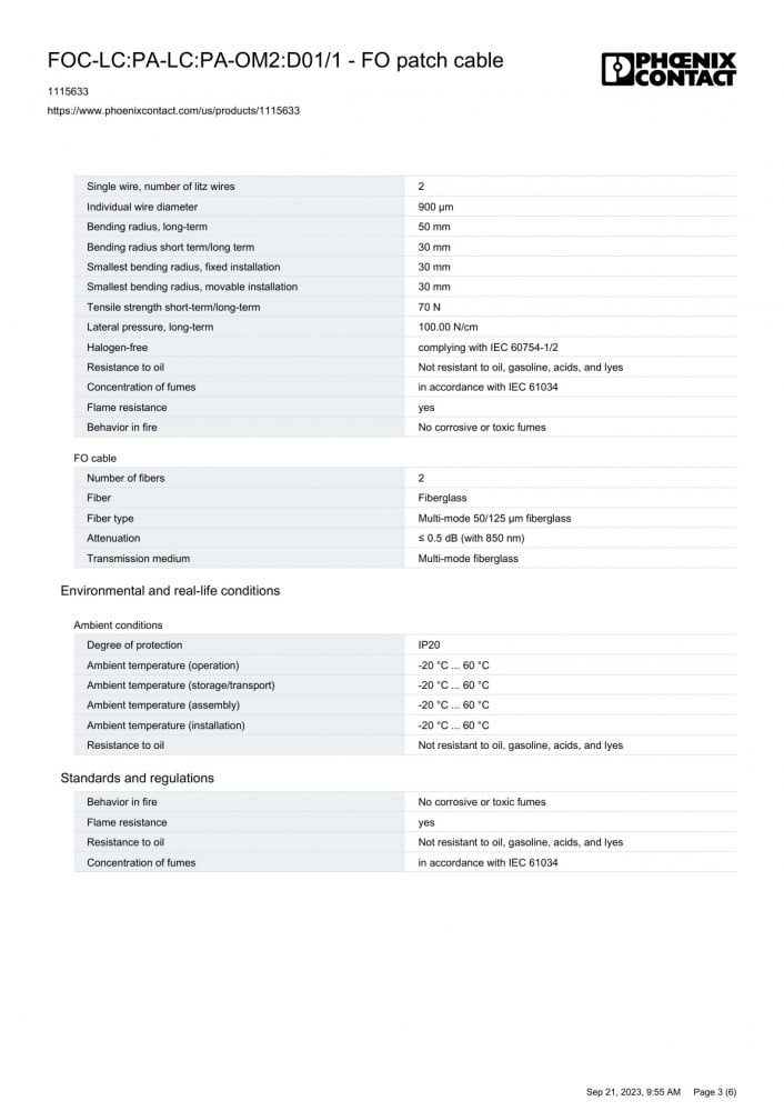 Phoenix Contact 1115633 document page 3
