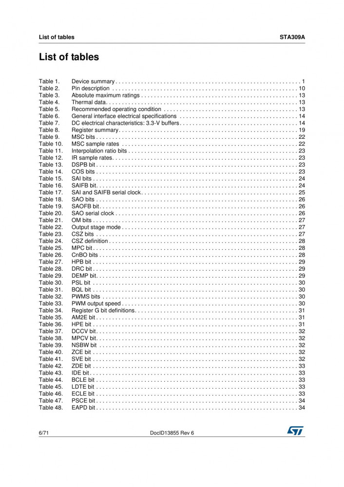 STA309A document page 6