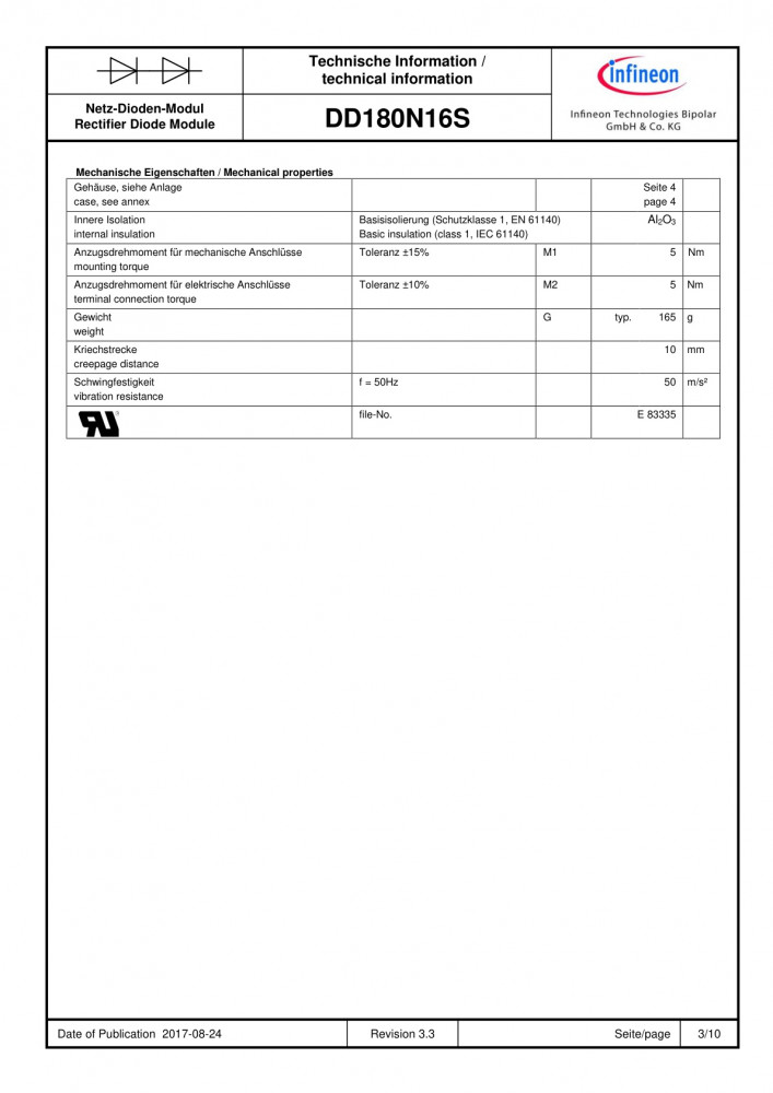 DD180N16S technical document page 3