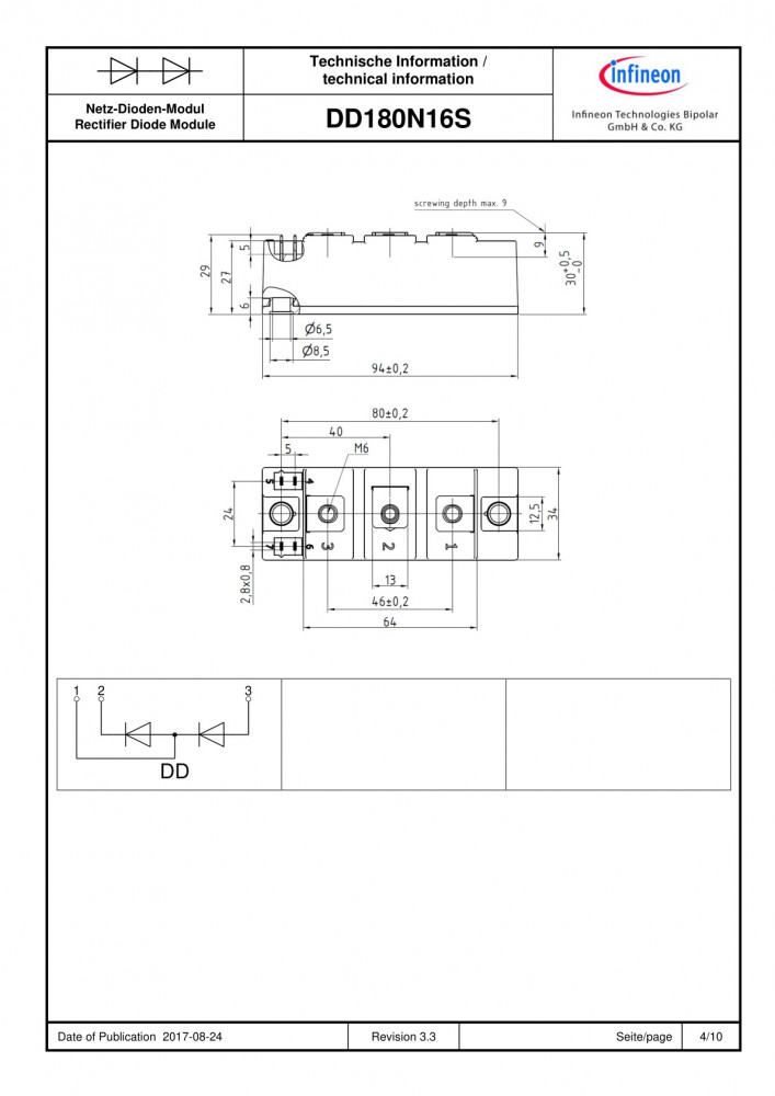 DD180N16S technical document page 4