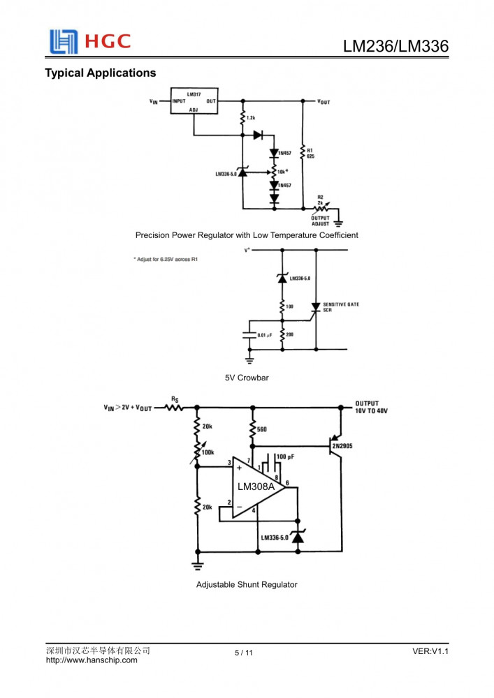 LM236D-5.0RG datasheet page 5