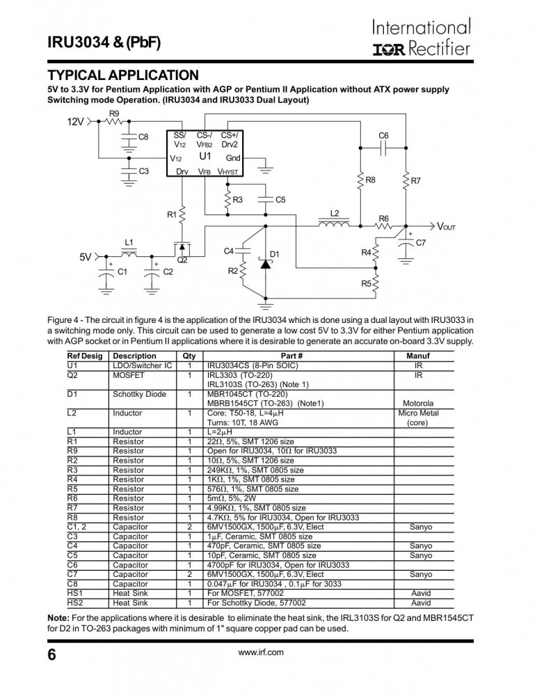 IRU3034CS datasheet page 6