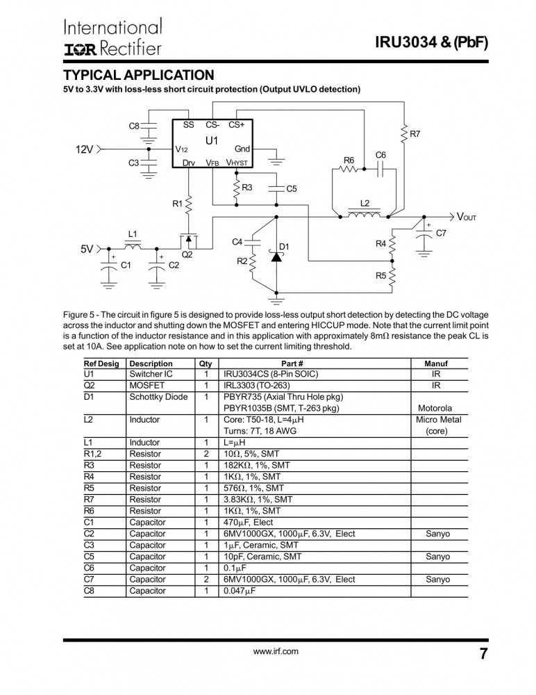 IRU3034CS datasheet page 7