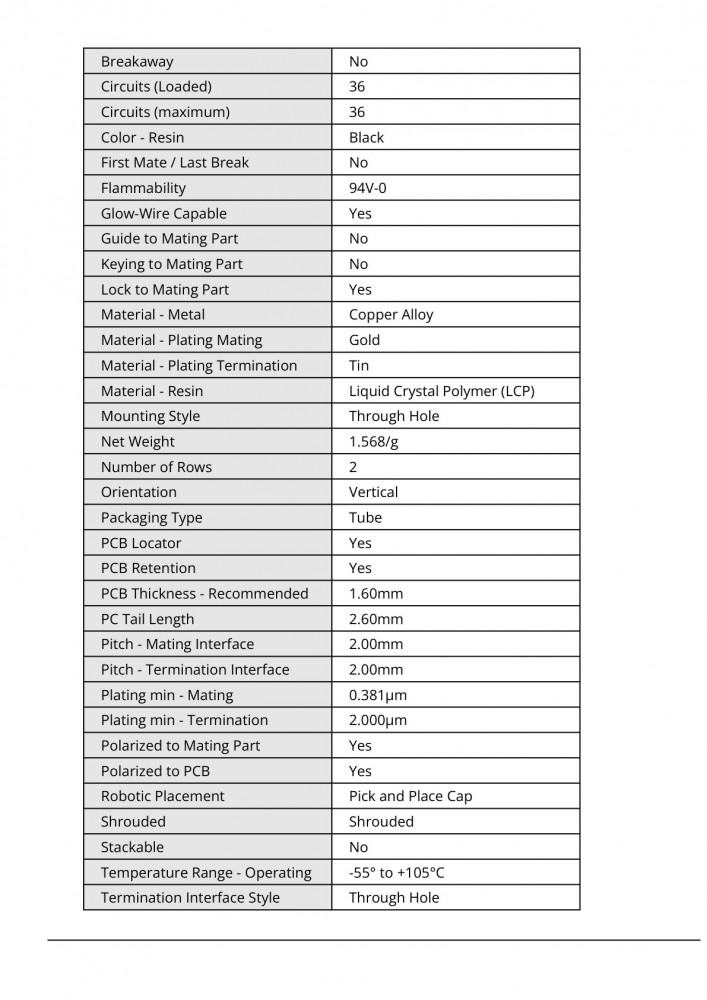 MOLEX product specification page 3