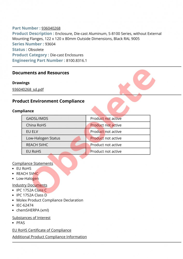 936040268 product drawing preview, page 1