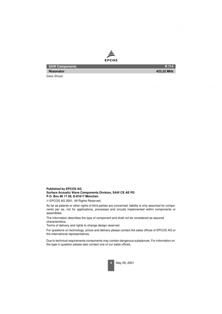 B39421R714U310 datasheet page 4