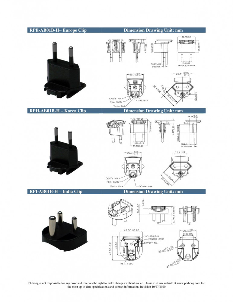 RPBAG-AB01B-H technical document page 2