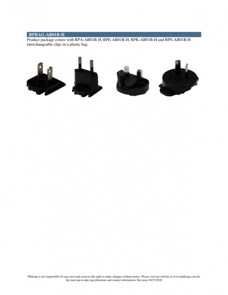 RPBAG-AB01B-H technical document page 4