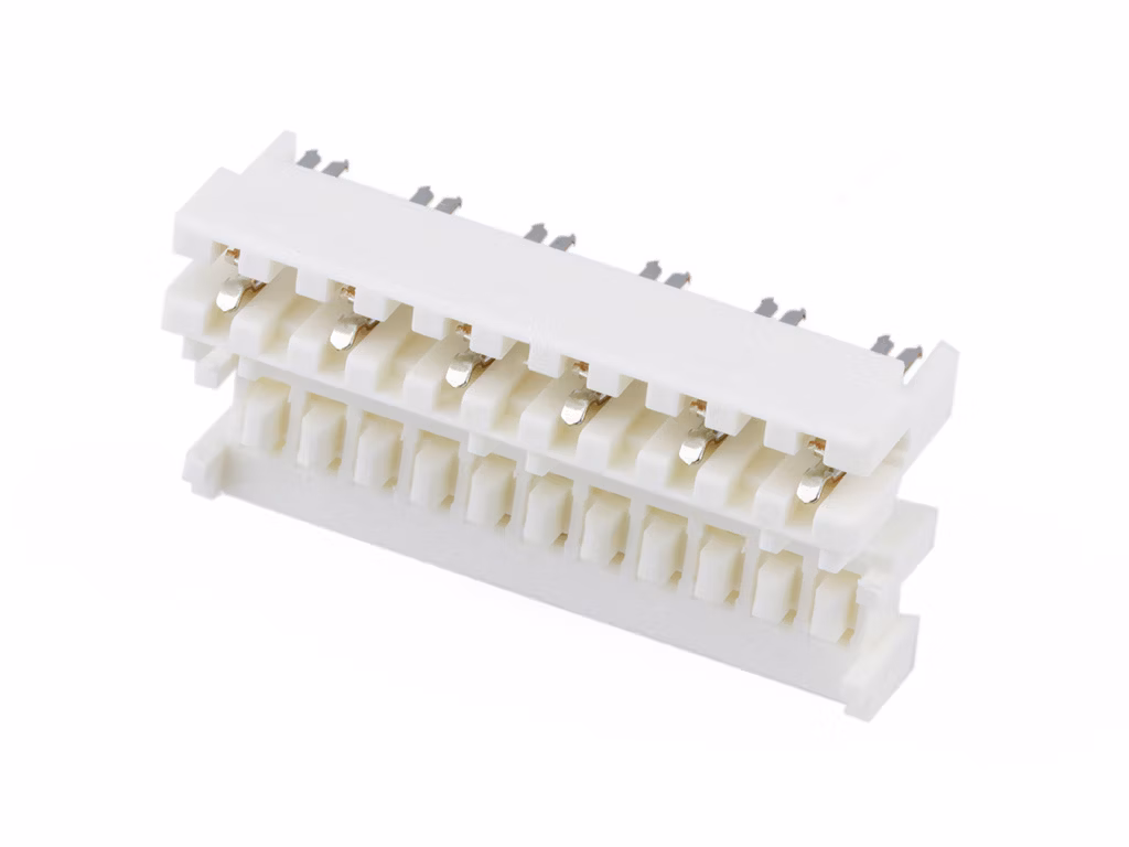 Appli-Mate RAST 2.5 IDT Connector, 5.00mm Pitch, Direct/Indirect, Female, Beaded Terminal, 6 Circuits, Position Keys C, D, E, H, I and J Removed, Open Endwalls for sale
