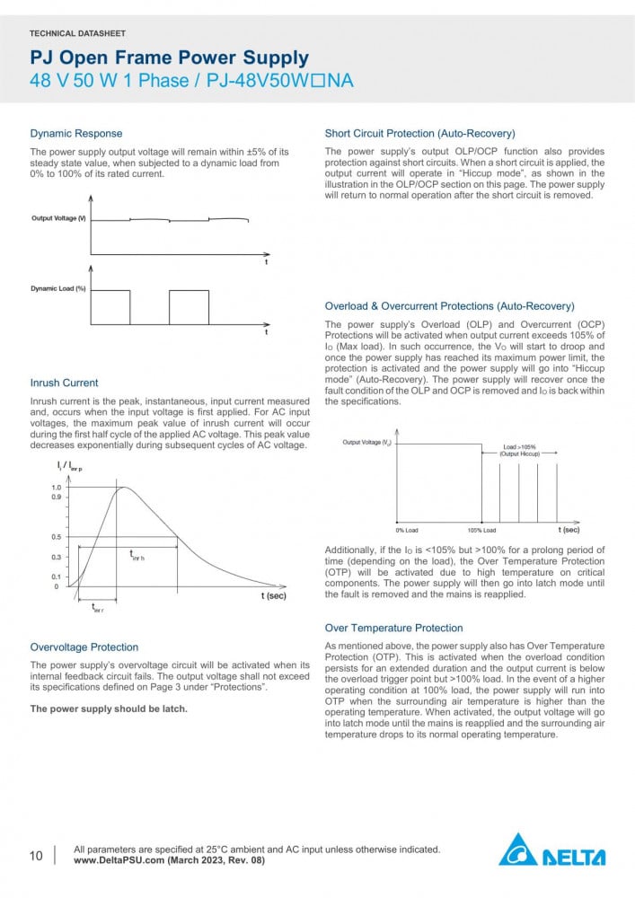 PJ-48V50WCNA datasheet page 10