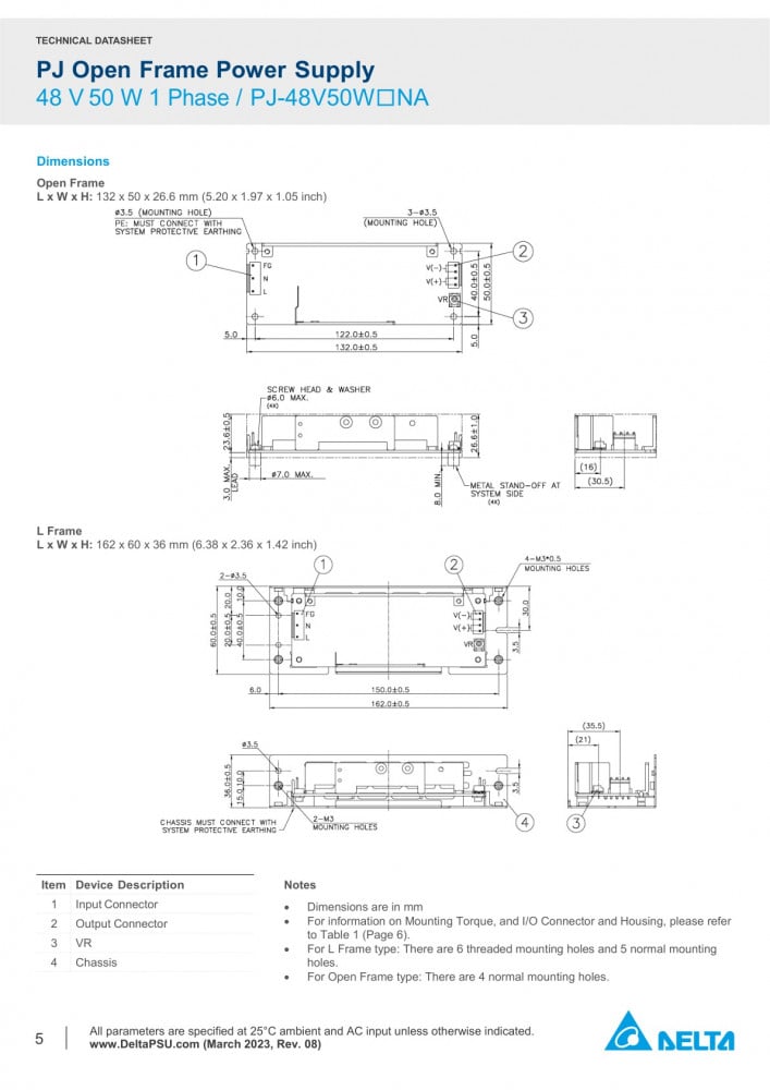 PJ-48V50WCNA datasheet page 5