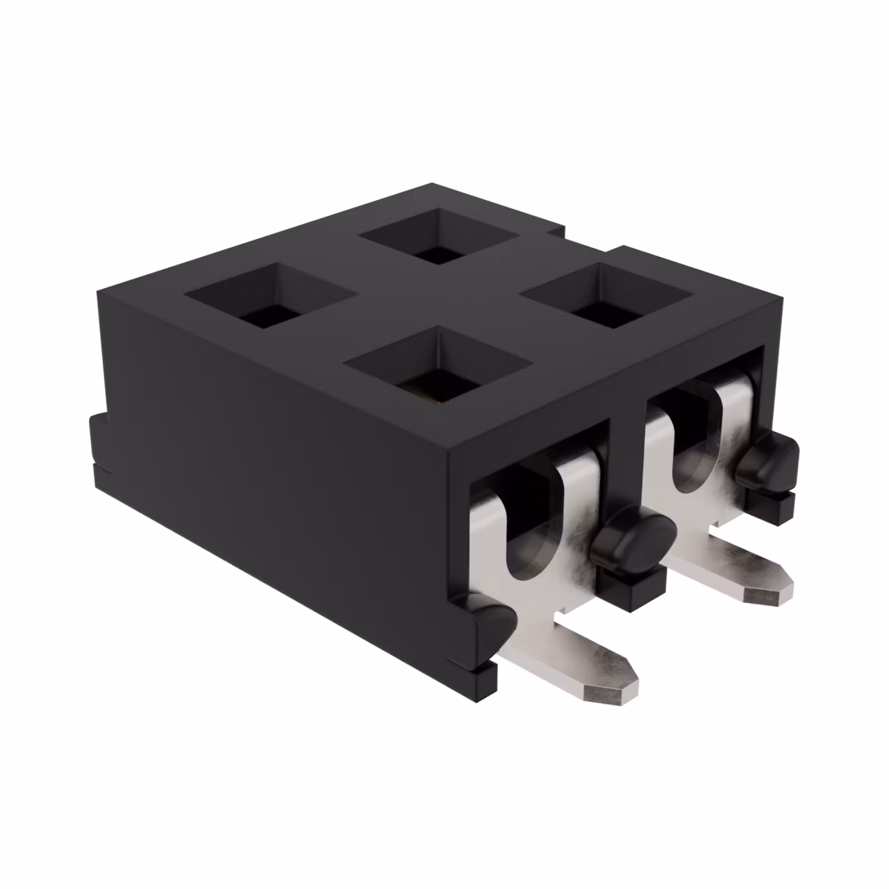 2.00mm Pitch Milli-Grid Very Low-Profile Receptacle, Surface Mount, Top Entry, 0.05µm Gold (Au) Plating, 4 Circuits, Lead-Free, Tape and Reel, Black for sale