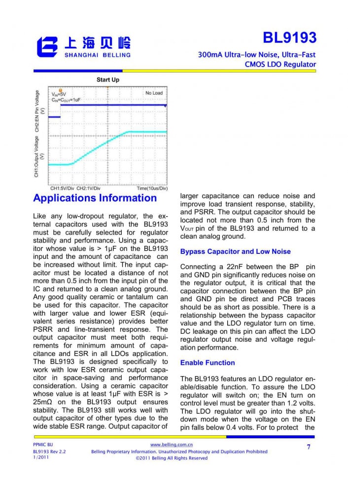 BL9193 datasheet page 7
