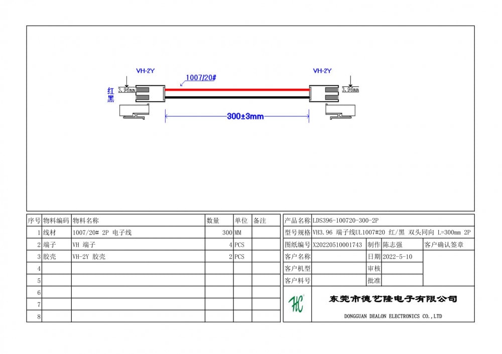 LDS396-100720-300-2P technical document