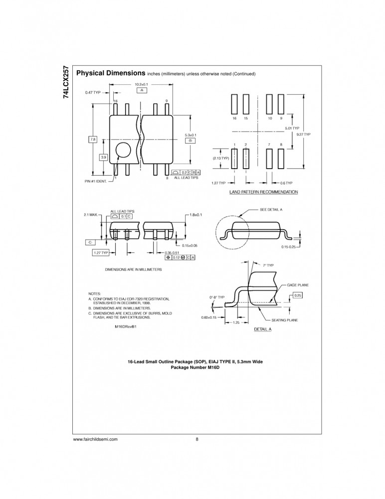 74LCX257 datasheet page 9
