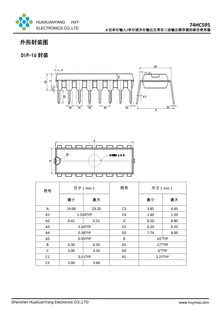 74HC595D datasheet page 9